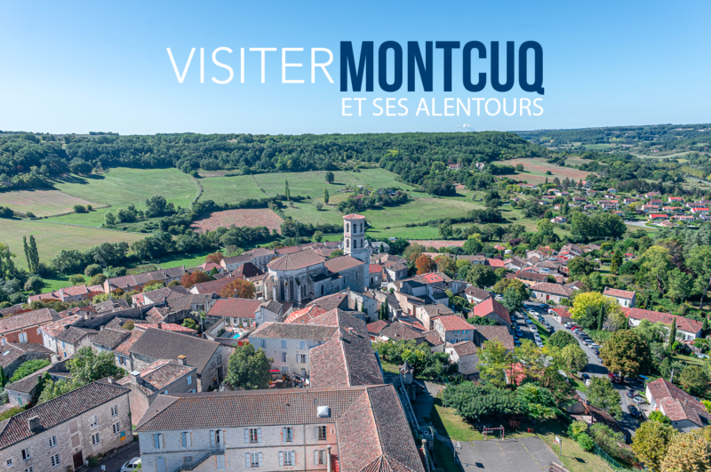 Visiter Montcuq dans le Quercy Blanc